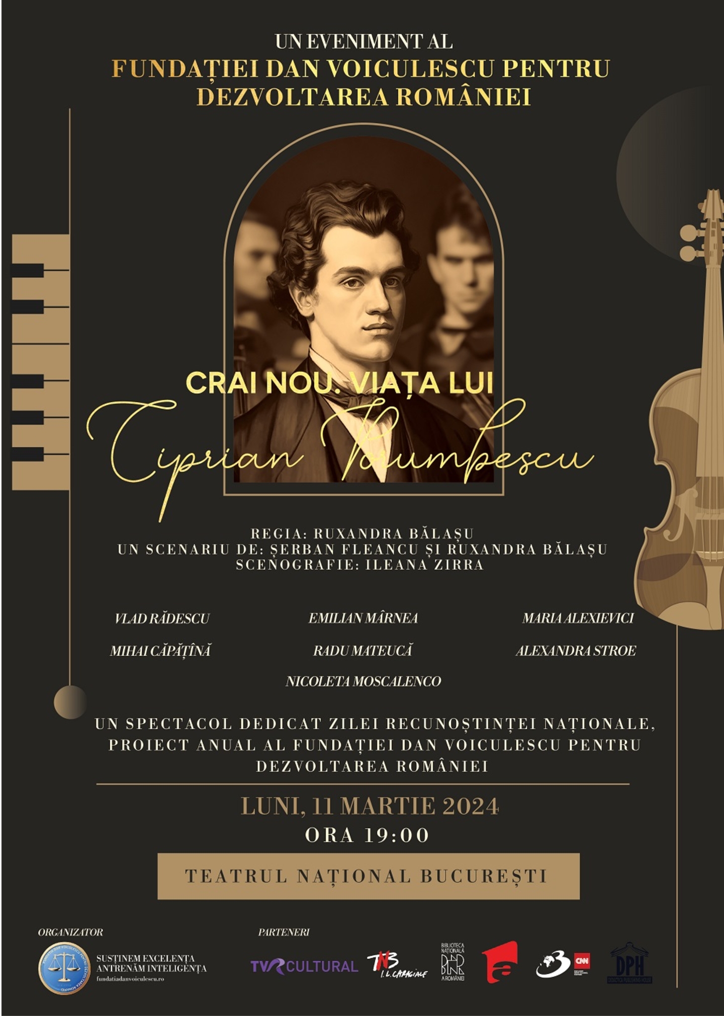 Crai nou. Viața lui Ciprian Porumbescu | Teatrul Naţional Bucureşti